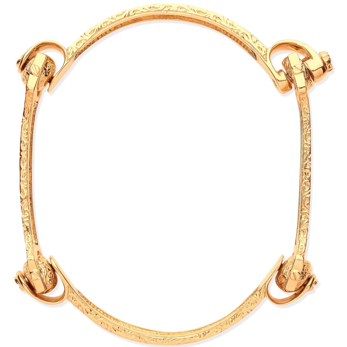 9ct Yellow Gold 4 - Piece Bone Gents Bangle – Bold & – Samuel Perry