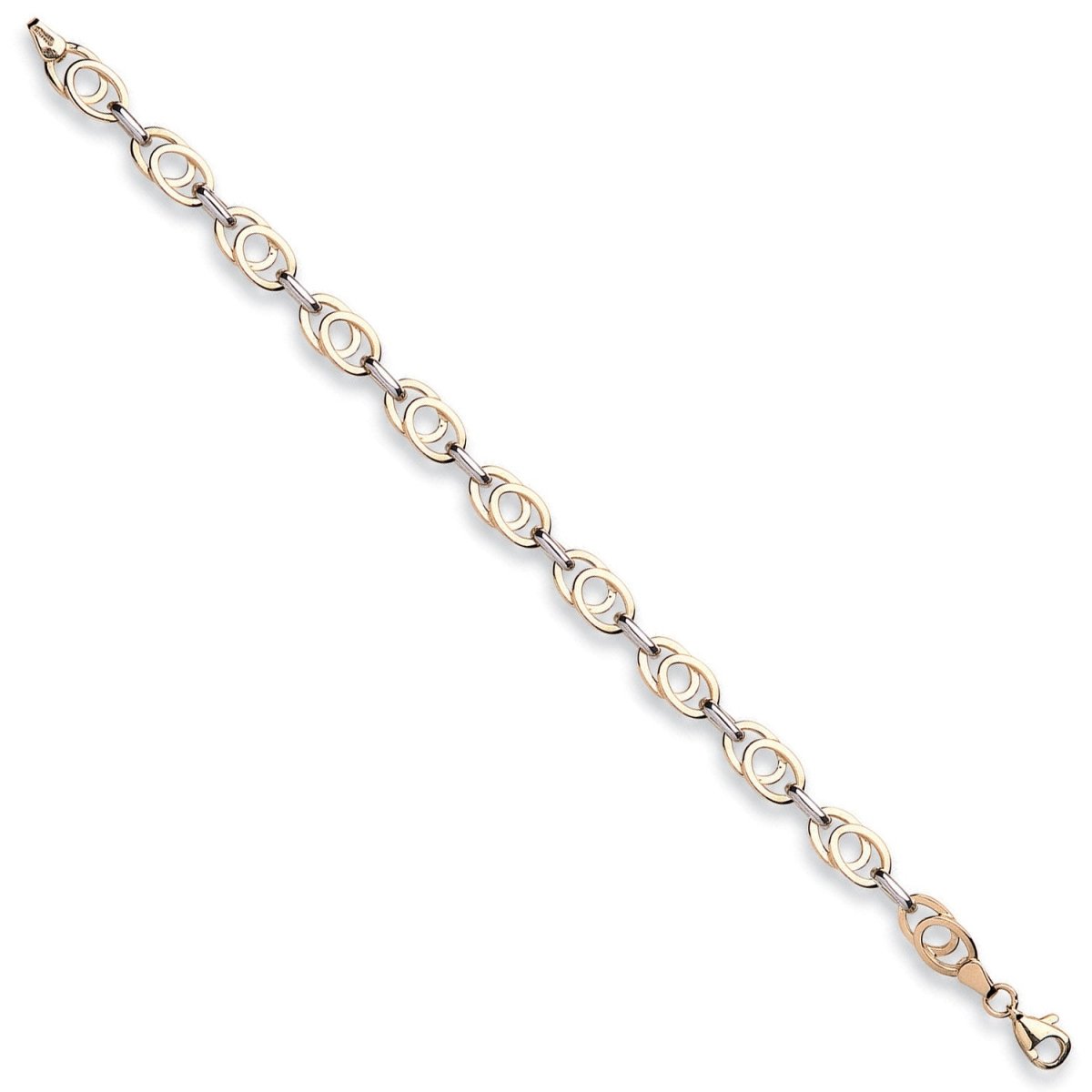 9ct Yellow Gold Fancy Ladies Bracelet | Samuel Perry