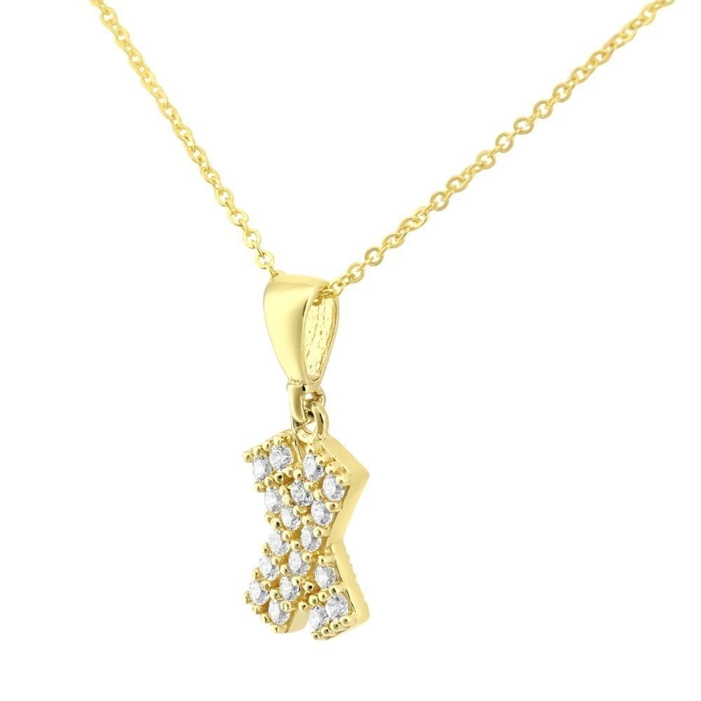 9ct Yellow Gold Kiss Pendant Necklace | 400+ 5* Reviews – Samuel Perry