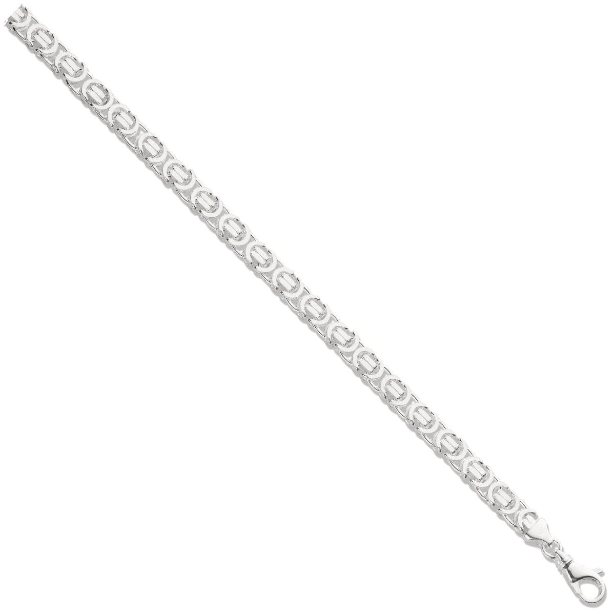 Sterling Silver 6.8mm Byzantine Luxury Chain | Samuel Perry