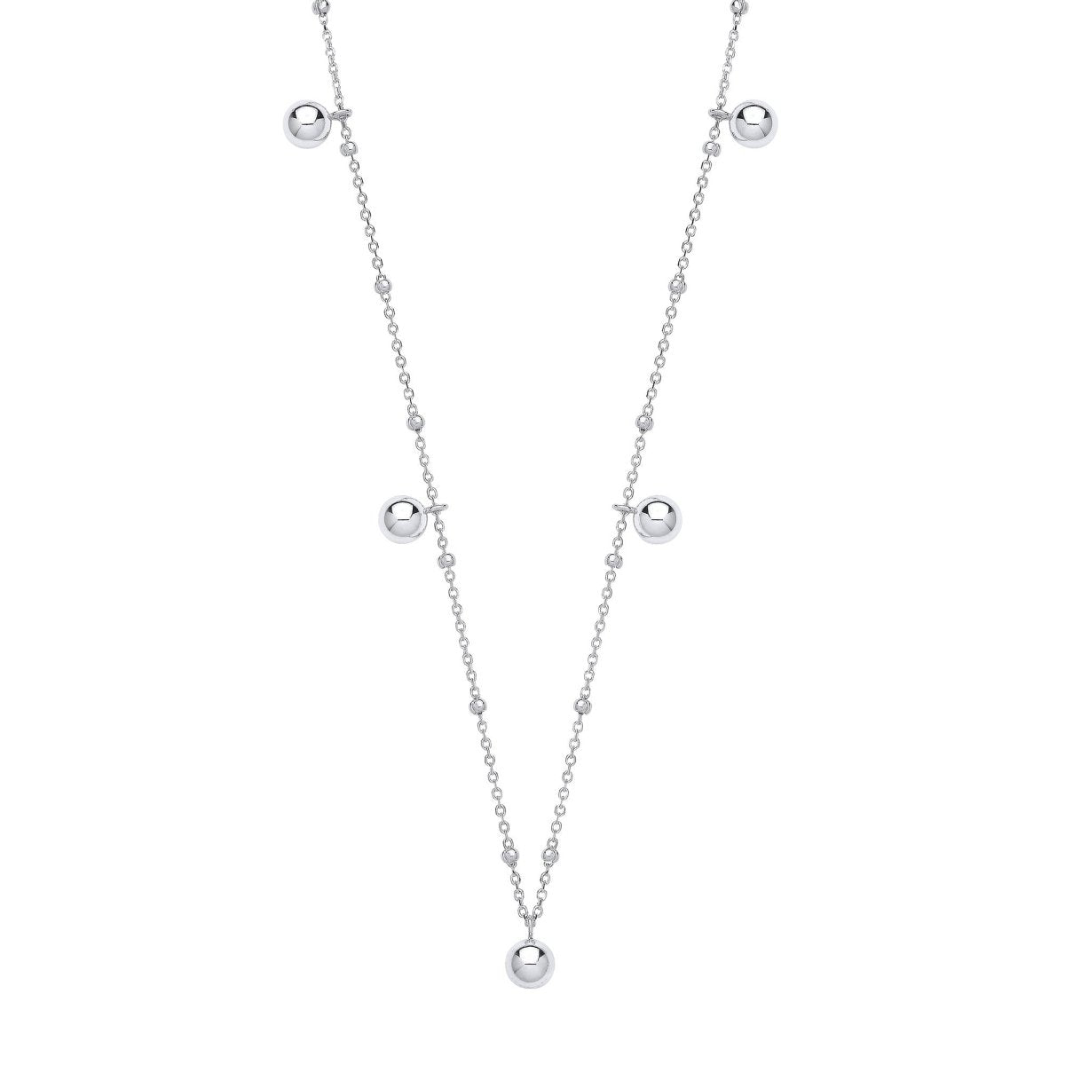 Sterling Silver Ball Necklace | Samuel Perry